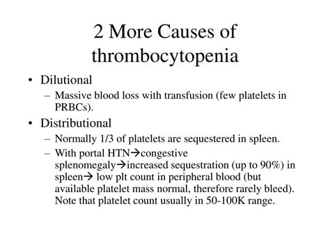 Ppt Thrombocytopenia Powerpoint Presentation Free Download Id 1076143