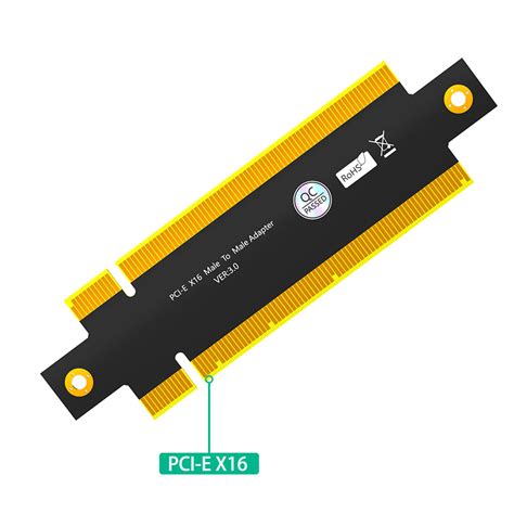JMT PCI Express X Male Female Adapter Connector Riser Converter PCI E X To PCE E X