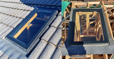 Skylight Installation On A Tile Roof In Melbourne