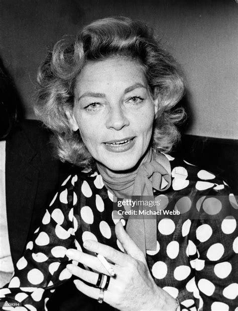 American Film Actress Lauren Bacall News Photo Getty Images