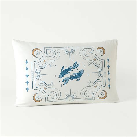 Zodiac Blue Pisces Pillowcase Adairs