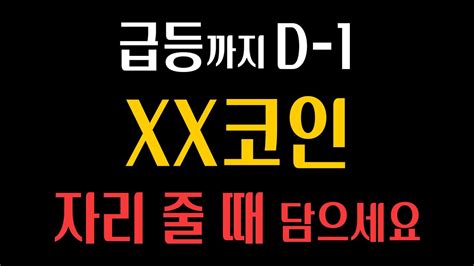 지금 절대로 놓치면 안되는 코인입니다 유일한 저점 매수 기회 Youtube