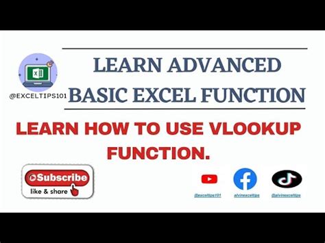 VLOOK UP FUNCTION YouTube