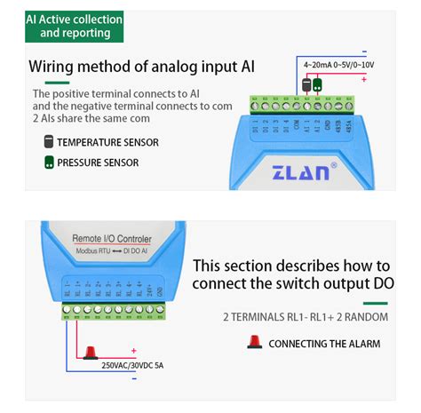 RS485 Modbus RTU Module Analog Digital Input 2 AI 4 DI 4 DO Modbus Io Alibaba Com