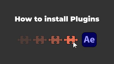 How To Install After Effects Plugins