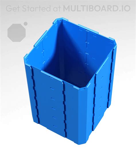 2x2x3 full multipoint rail universal click in multibin shell