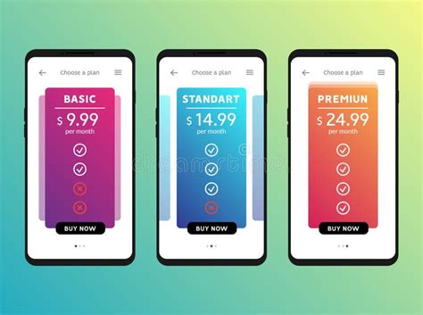 Tariff Plans Web Ui Template Offers Columns Charts Selection Pricing Discount Service