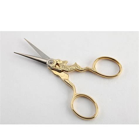 Badu Bg Неръждаема домакинска професионална шивашка ножица Реколта Китайски зодиак Форма на заек