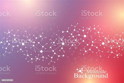과학적인 화학 패턴입니다 구조 분자 Dna 개념으로 연구 과학 및 기술 배경 통신 합니다 디자인에 대 한 의료 과학 배경 막입니다 벡터 일러스트 레이 션 0명에 대한 스톡