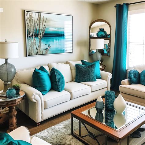 40 Teal Living Room Ideas You Wont Want To Miss Hearthandpetals