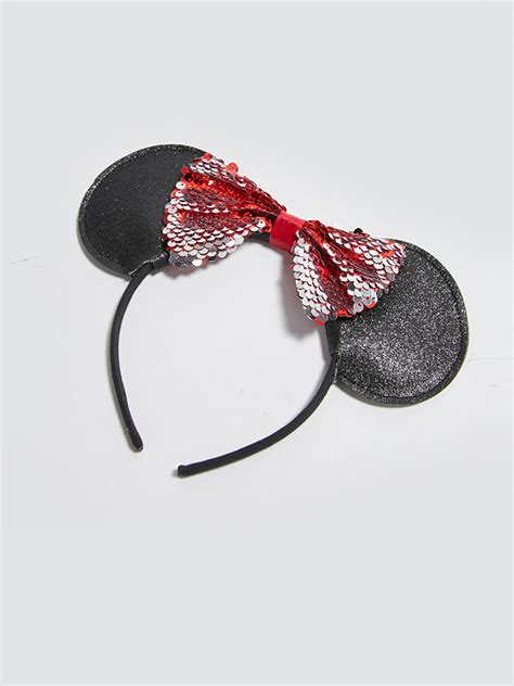 გოგონას მინი მაუსის პრინტიანი თმის სამაგრი S1ee04z4 M0t S1ee04z4 M0t Lc Waikiki