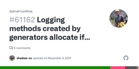 Logging Methods Created By Generators Allocate If Loglevel Is Passed