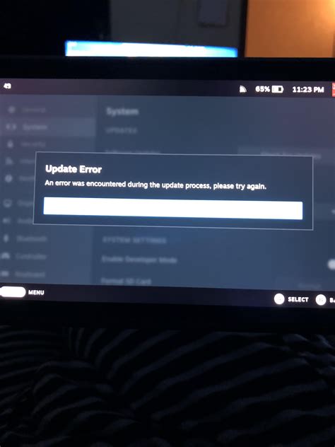 Anyone Else Having This Error Installing Update 332 Rsteamdeck
