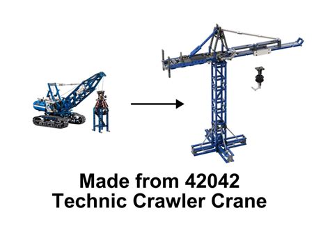 Lego Moc Tower Crane 42042 Alternative Build By Allaboutthebricks Rebrickable Build With Lego