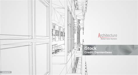 아키텍처 라인 배경 건물 건설 스케치 벡터 초록 현대 도시 3d 프로젝트 기술 기하학적 그리드 와이어 청사진 하우스 디지털 아키텍트 혁신 와이어프레임 3차원 형태에 대한