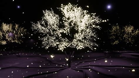 Autumn Leaf Fall Animation Abstract Purple Falling Autumn Leaves Stock