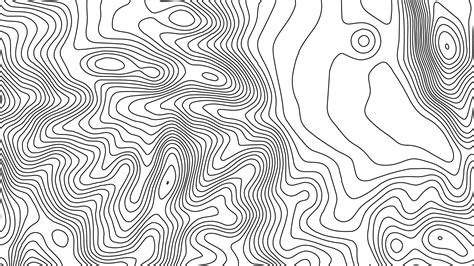 Topographic Map Contour Background Topo Map With Elevation Contour Map Vector Geographic