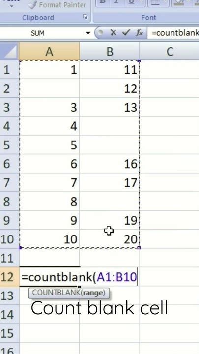 Count Function Excelfunction Excelfunctions Exceltipsandtricks