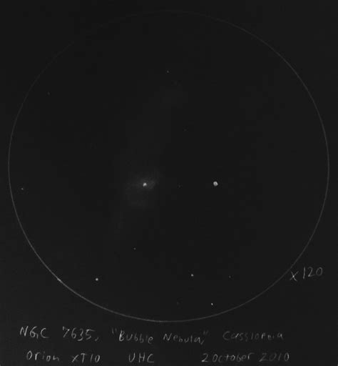 The Bubble Nebula Where Is It Deep Sky Observing Cloudy Nights