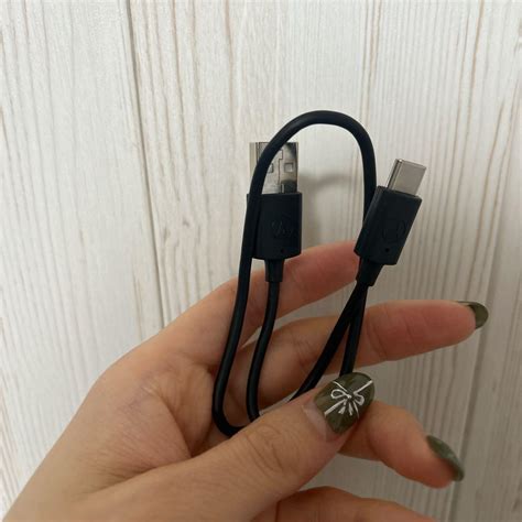 新品 未使用 Usb Typec ケーブル 充電ケーブル 約10cm ブラック メルカリ