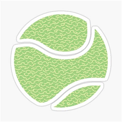 Padel Tennis Ball Pattern Sticker For Sale By Gvibezpadel Redbubble