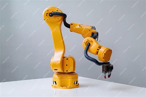 Premium Ai Image Robotic Arm With Safety Lock System Preventing