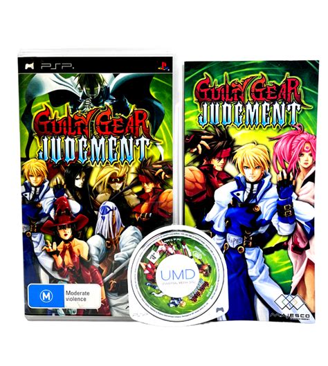Guilty Gear Judgment Psp Mint Complete Appleby Games