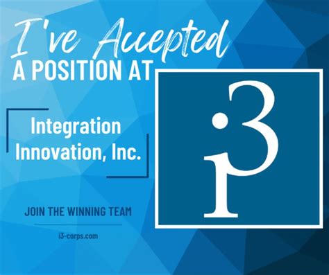 Super Excited To Announce That Ive Accepted A Position At Integration
