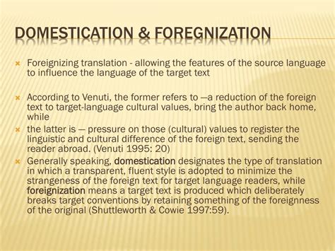 Ppt Domestication And Foreignization Powerpoint Presentation Free Download Id 1883409