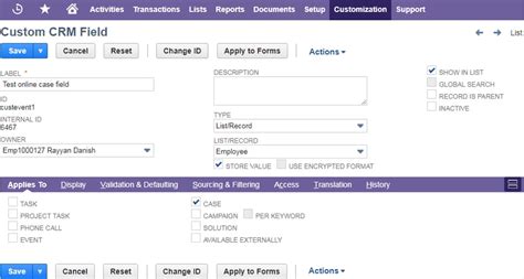 Creation Of Custom Html Template Online Case Forms In Netsuite