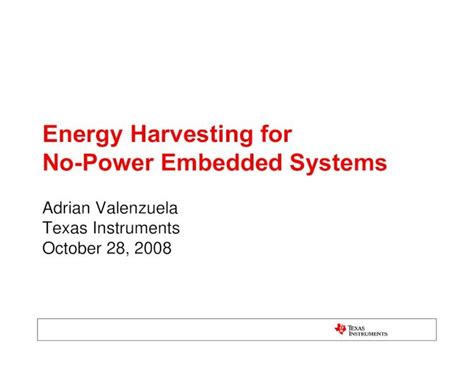 pdf no power energy harvesting embedded systems no power embedded