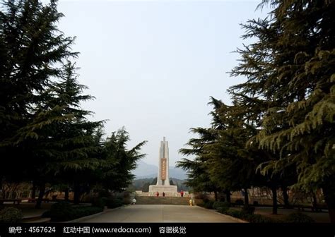 泰山烈士陵园纪念碑全景高清图片下载 红动中国
