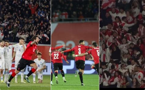 🎥 უკრაინელი კომენტატორი საქართველოს ნაკრების გამარჯვებაზე ატირდა ნახეთ ემოციური კადრები