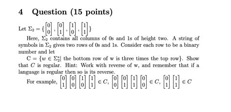 Solved 4 ﻿question 15 ﻿points Let