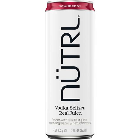 Nutrl Cranberry Vodka Seltzer Gotoliquorstore