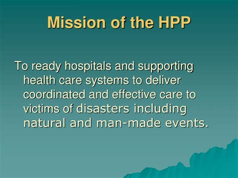 PPT HOSPITAL PREPAREDNESS PROGRAM HPP PowerPoint Presentation Free Download ID 4202871
