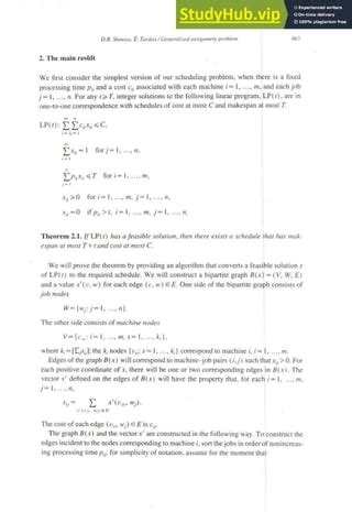 AN APPROXIMATION ALGORITHM FOR THE GENERALIZED ASSIGNMENT PROBLEM PDF