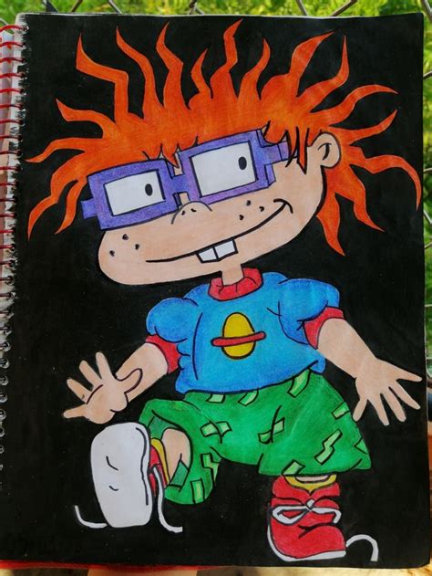 Carlitos De Los Rugrats Dibujos Animados Sencillos Pinturas Pequeñas