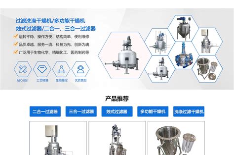 三合一 二合一过滤机烛式过滤器洗涤过滤干燥三合一