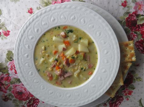 Creamy Ham And Corn Chowder The English Kitchen
