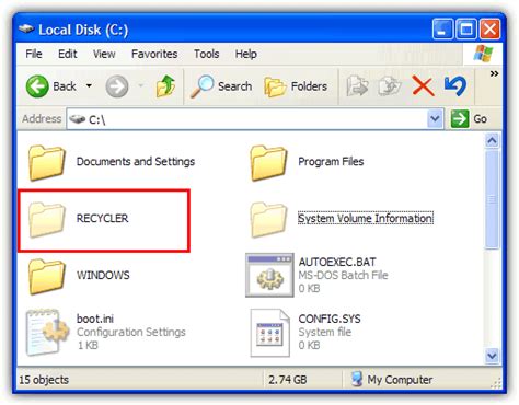 What Is Info2 File Hidden In Recycled Or Recycler Folder