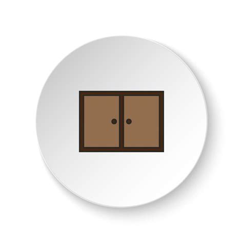 Round Button For Web Icon Door Icon Button Banner Round Badge Interface For Application