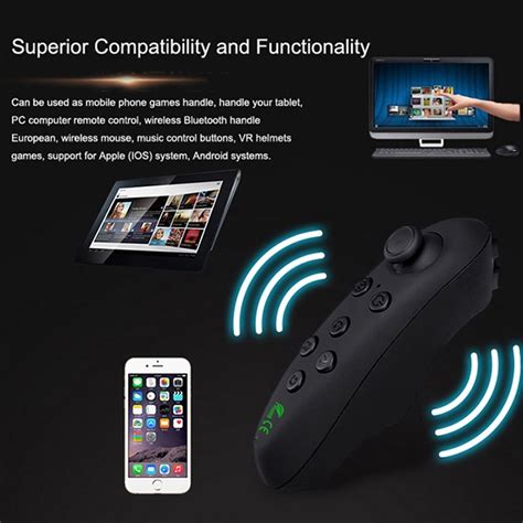 Vrpark Virtual Reality 3d Vr Glasses Gamepad Game Joystick Bluetooth