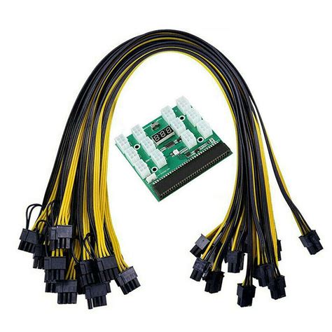 브레이크 아웃 보드 서버 어댑터 Psu 전원 공급 장치 Hp 1200w Gpu 마이닝 W케이블 Dps 1200fb A Dps 1200qb Ps 2751 Lf 1f컴퓨터