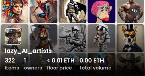Lazy AI Artists Collection OpenSea