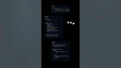 👨‍💻amazing Css Loader👨‍💻 Css Html Coding Javascript Shorts Viral Youtube