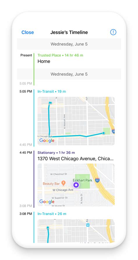 Jiobit Timeline Life360