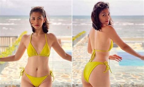 Hot Filipina Cameltoe Bikini Babe Yellow Bikini Philssexygirls