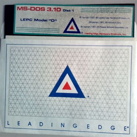 Leading Edge Pc Model D Ms Dos 3 10 Leading Edge Hardware Products Free Download Borrow
