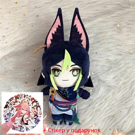 М'яка іграшка Геншин Імпакт Тігнарі 20 см — Аніме Genshin Impact ...